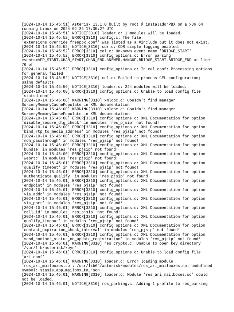 Log | PDF | Xml | Comma Separated Values