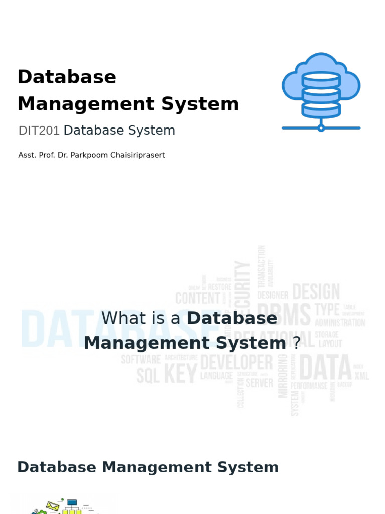 02 Database Management System | PDF | Databases | Information Management