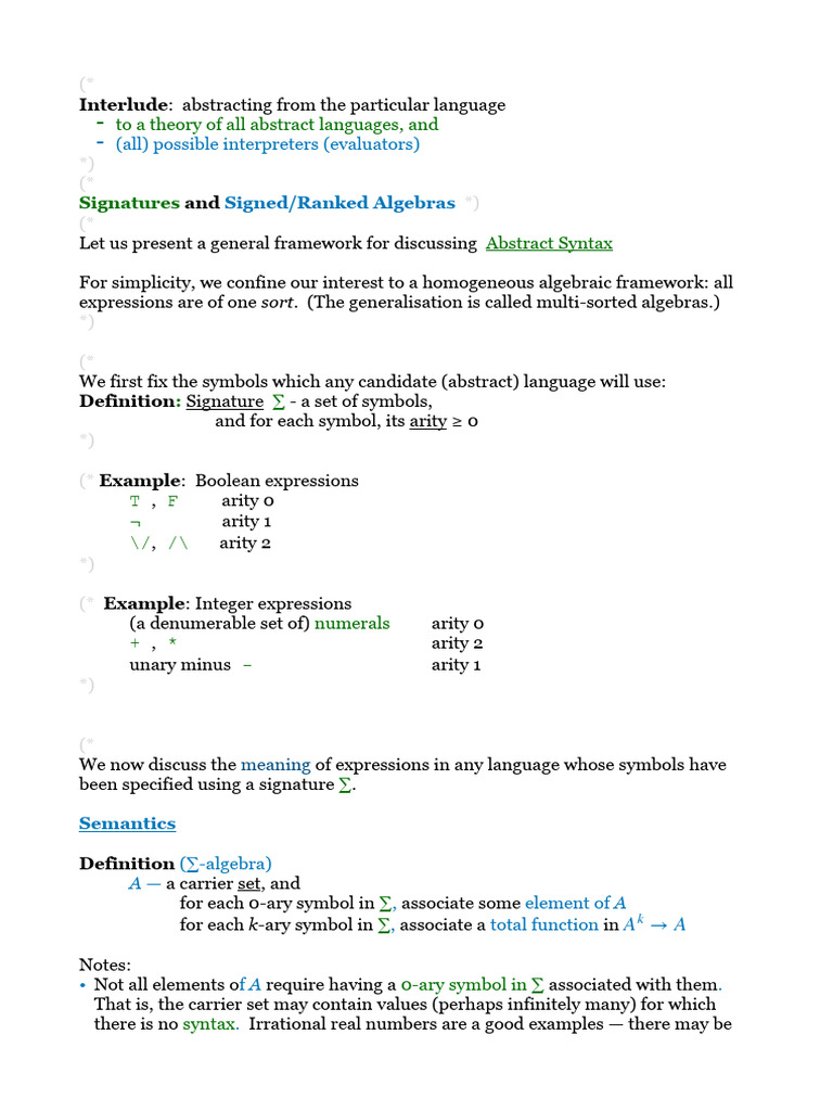 Signatures, Algebra, Homomorphisms | PDF | Function (Mathematics ...