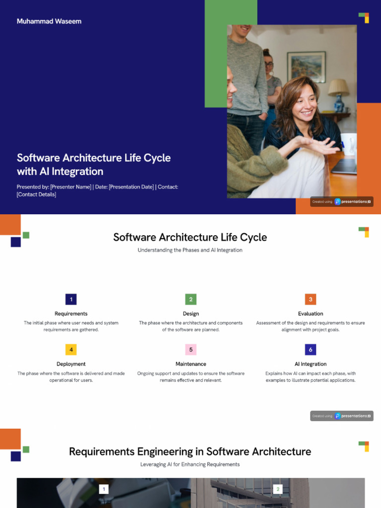 Software Architecture Life Cycle with AI Integration | PDF