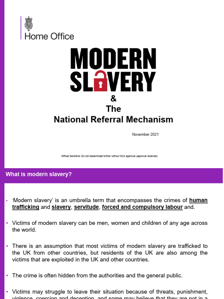 SCA LGA presentation | PDF | Human Trafficking | Sexual Slavery