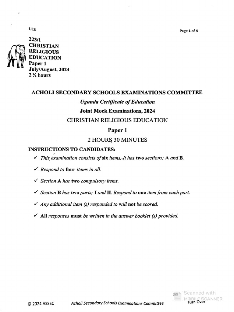 Assec Mock 2024 | PDF