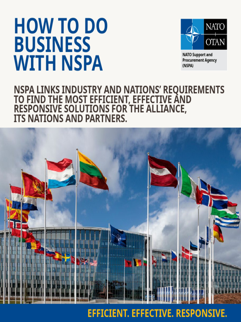 How To Do Business With NSPA | PDF | Request For Proposal | Procurement