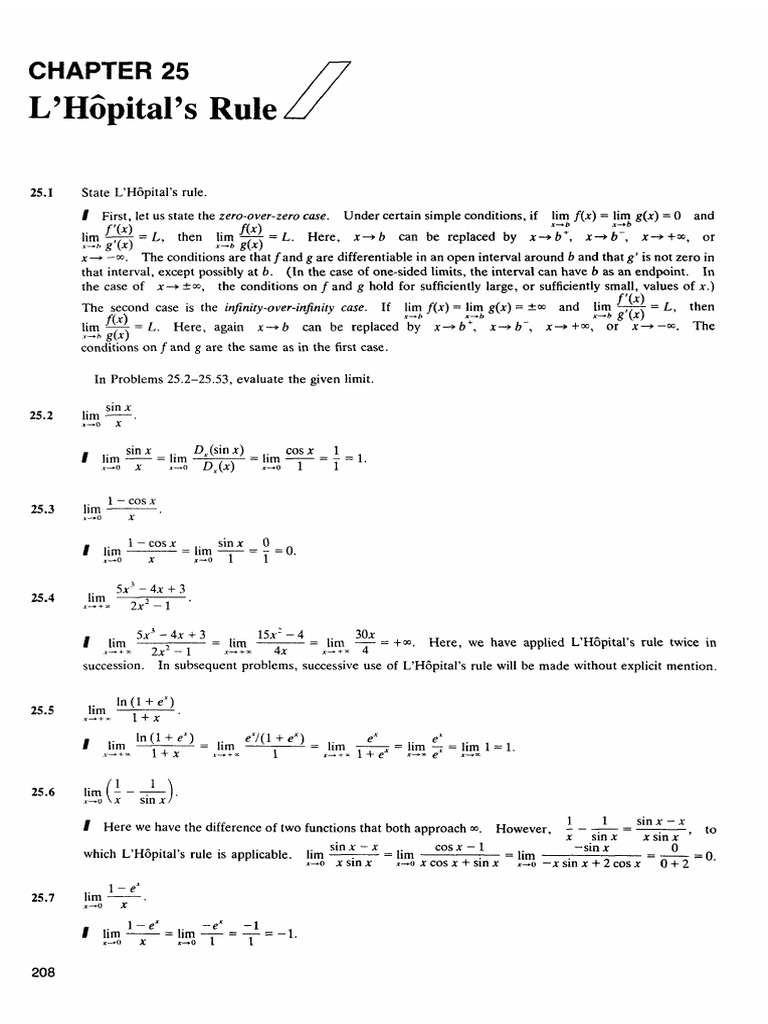 Ejercicios Resueltos de La Regla de L Hopital | PDF | Mathematical Concepts | Mathematics