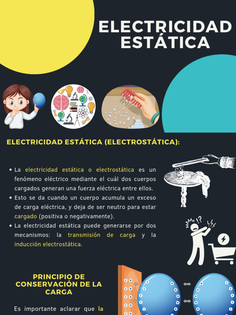 Tipos y Seguridad de Electricidad Estática | PDF | Electrostática ...