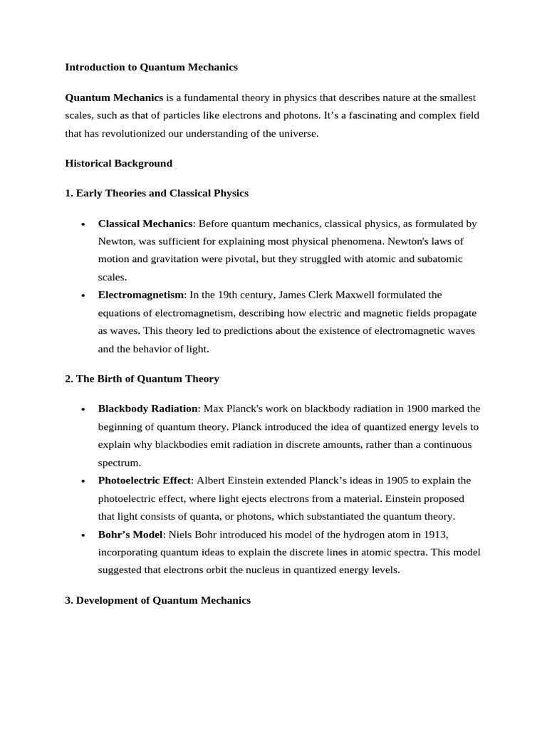 Introduction To Quantum Mechanics | PDF | Quantum Mechanics | Wave Function