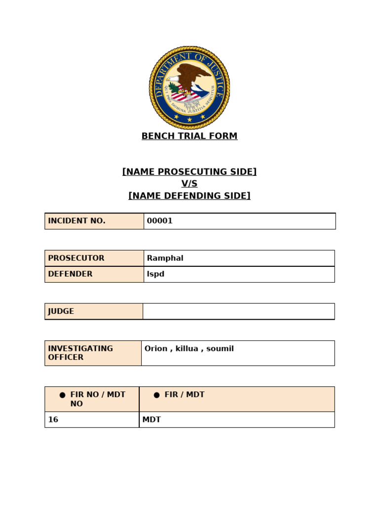 Scissor Ramphal VS LSPD | PDF | Law