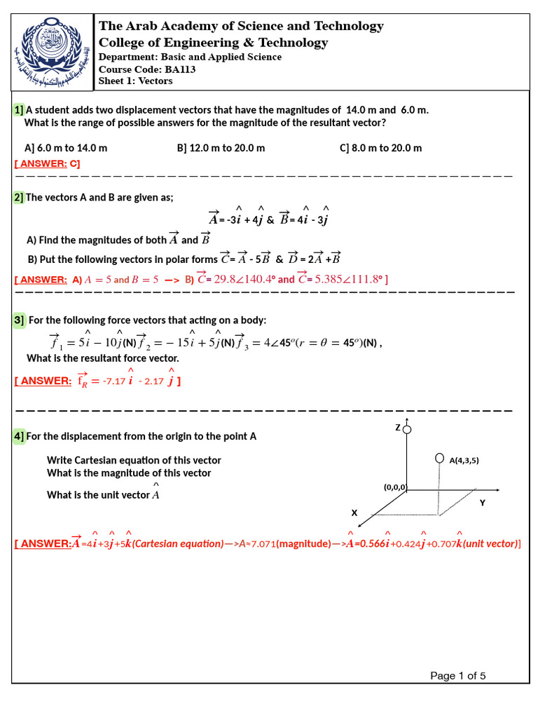 Phy 1 Sheet Final Answers | PDF | Atomic Nucleus | Atoms