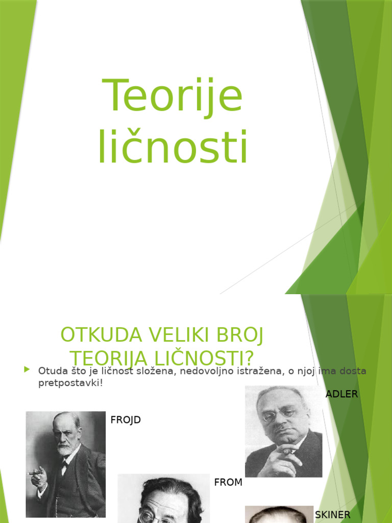 Teorije Licnosti | PDF