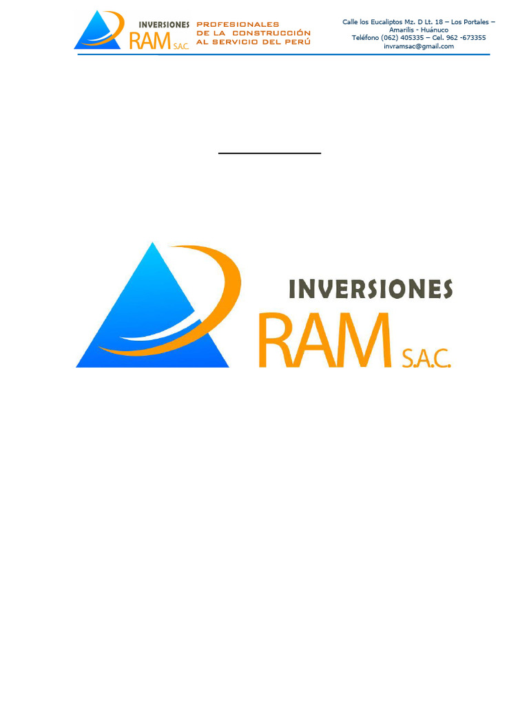 Curriculum de Inversiones Ram Sac 2024 | PDF | Administracion del Agua