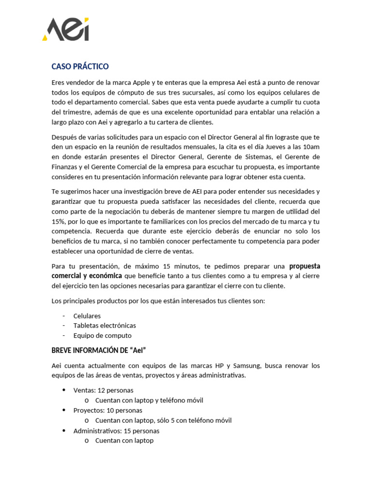 Caso Practico Apple Ventas | PDF