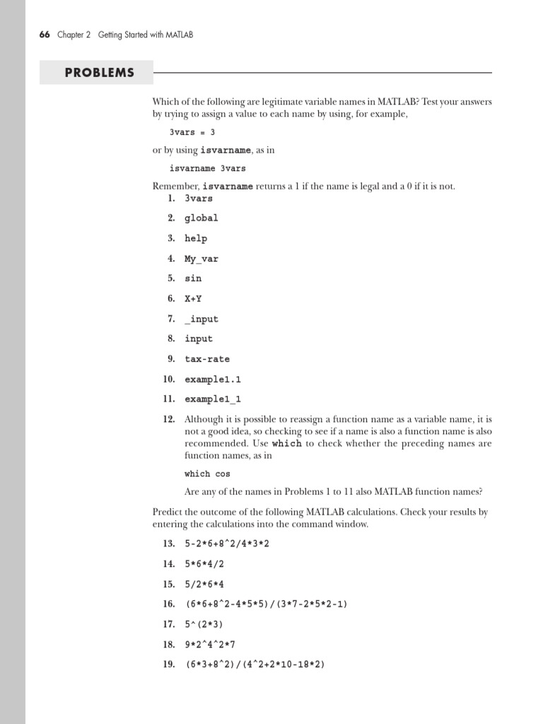 Octave_Matlab_Tutorial_Part1_essentials | PDF | Area | Matrix (Mathematics)