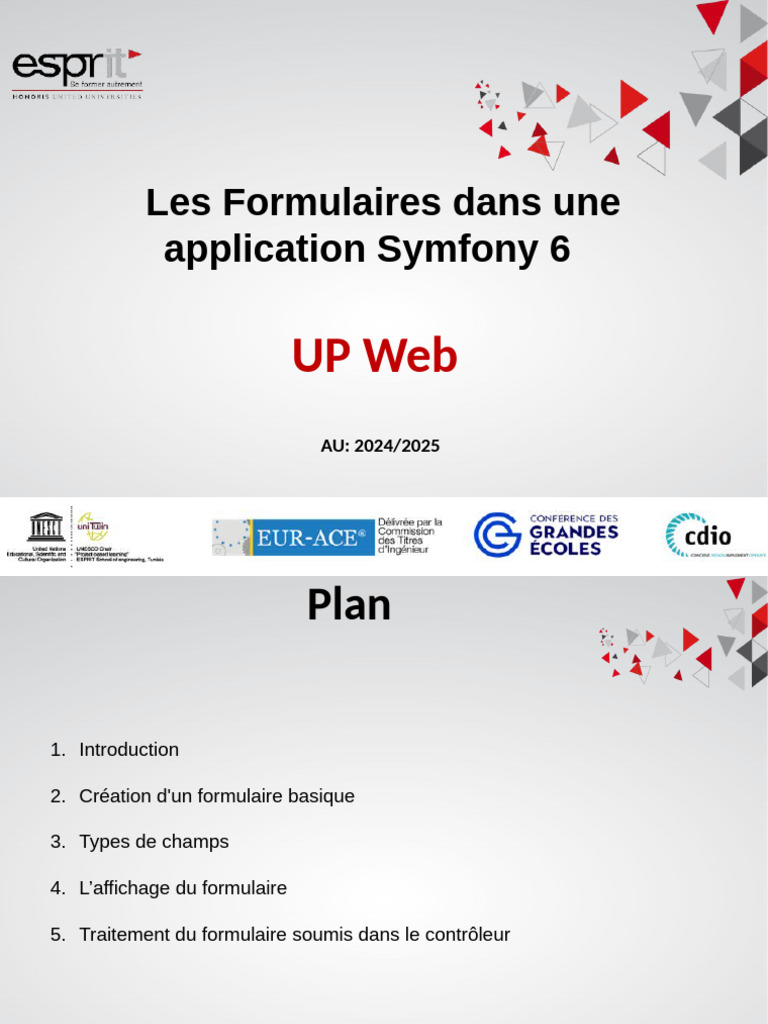 Formulaires Symfony 6 : Guide Complet | PDF | Html | Internet