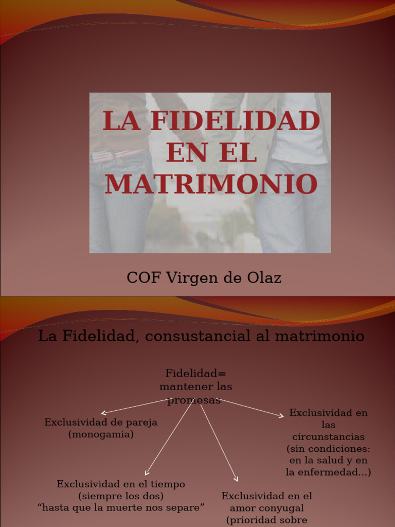 La Fidelidad | PDF | Amor | Infidelidad
