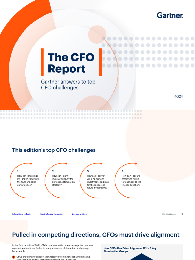 CFO_Report_Q4_2024_1728650490 | PDF | Chief Financial Officer | Investing