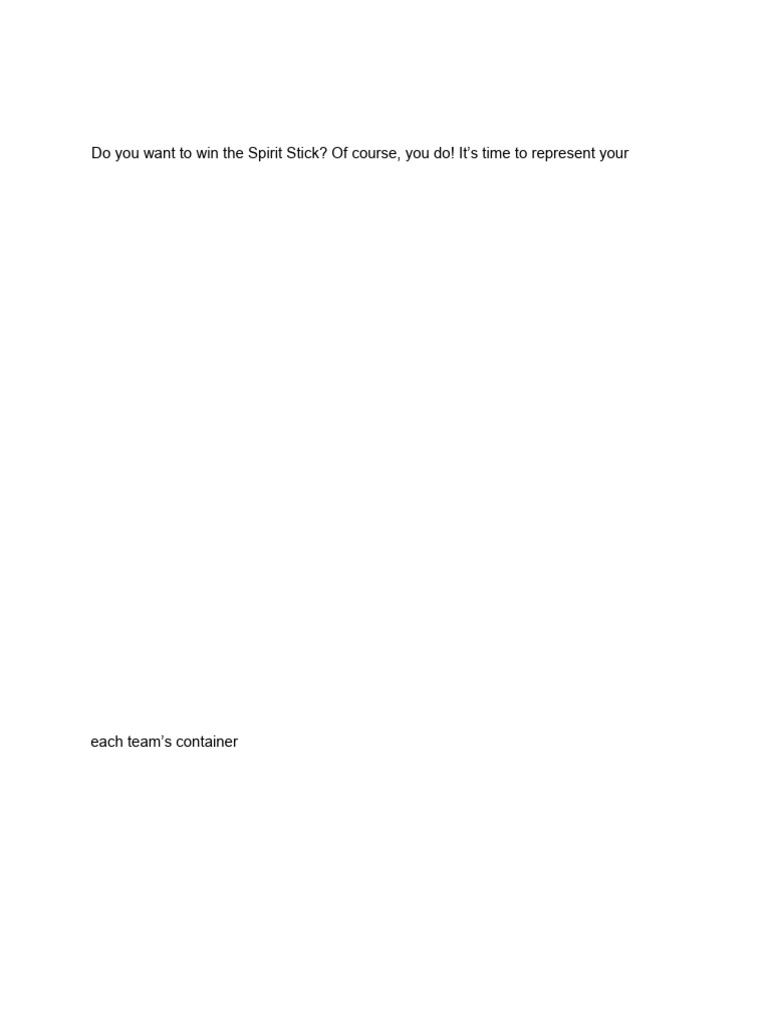 Field Day 2024 | PDF | Sports