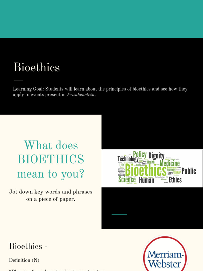 Bioethics | PDF