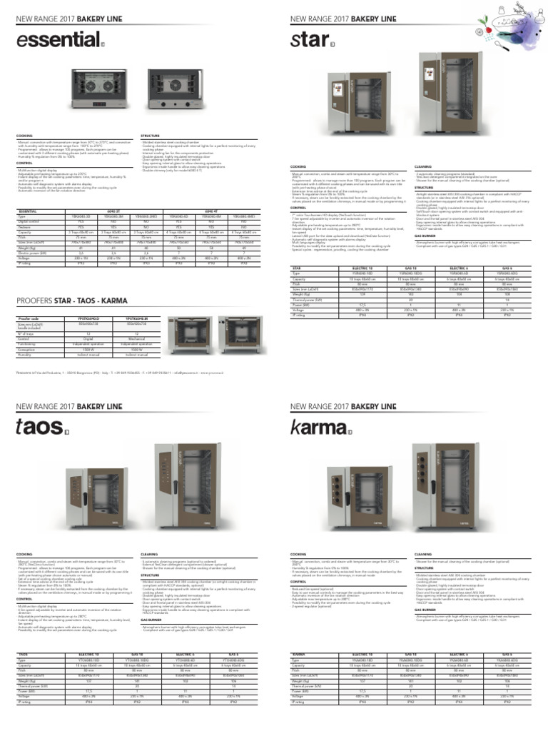 Brochure-Bakery-Line | PDF | Humidity | Building Engineering