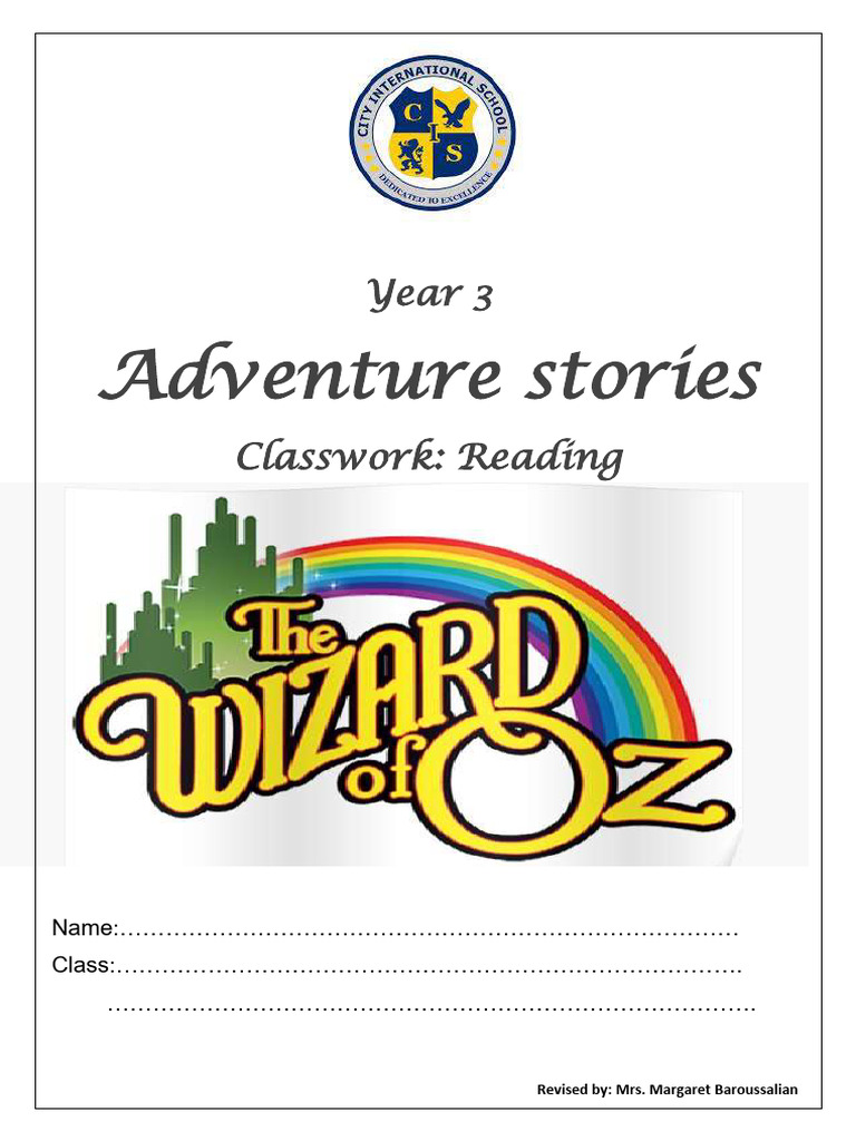 Year 3 Adventure Story: The Cyclone | PDF | Aunt Em | Uncle Henry (Oz)