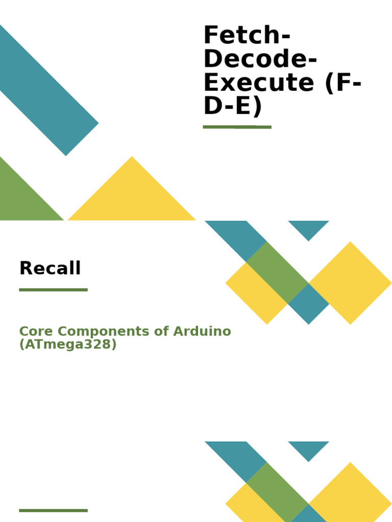 Fetch Decode Execute F D E | PDF | Central Processing Unit ...
