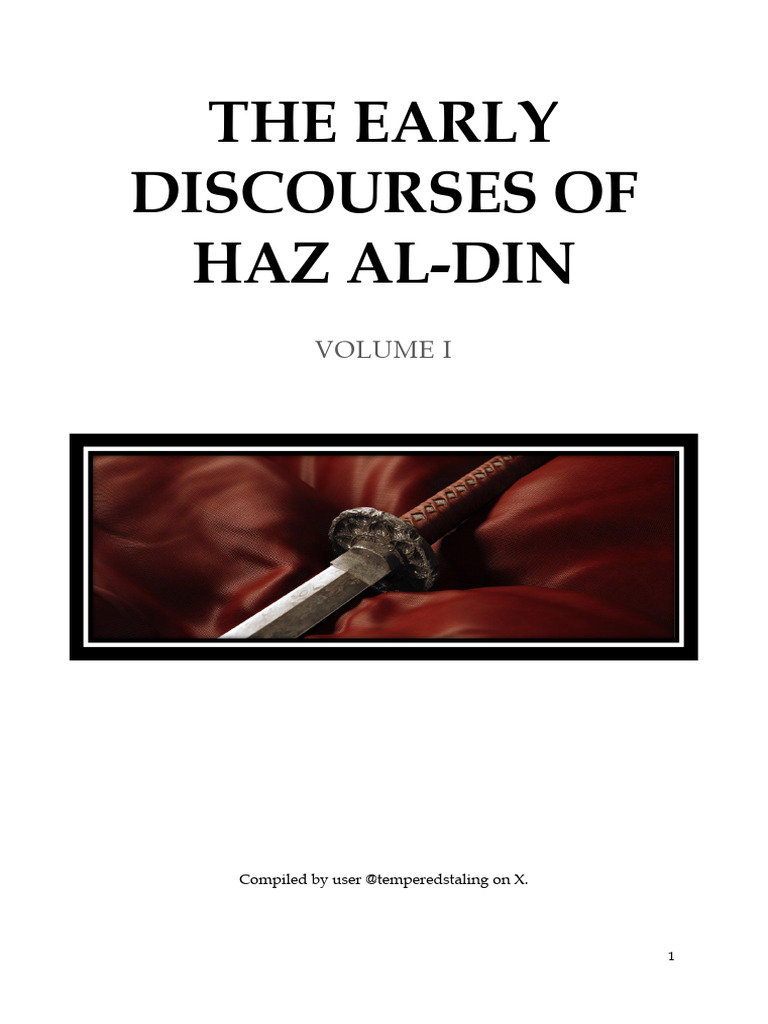 The Early Discourses of Haz Al Din | PDF | Communism | Marxism