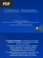 Control Prenatal GPC 2016 MSP | PDF | El embarazo | Parto prematuro