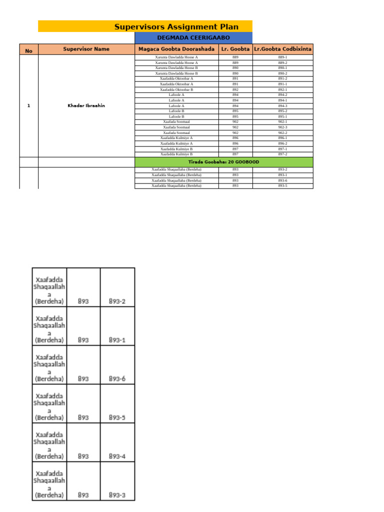 Supervisor Plan | PDF