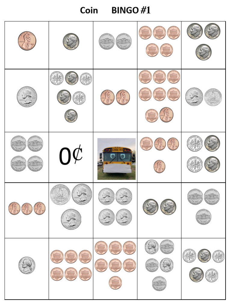 Coin BINGO #1 | PDF