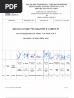 Refrigerant Pipe Insulation Method Statement | PDF | Thermal Insulation ...