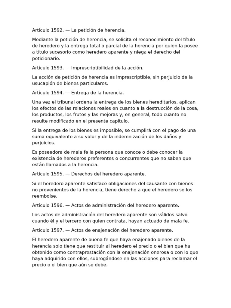 Herencia | PDF | Herencia | Justicia