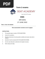 2023 Ems Grade 7 Term 1 Controlled Test | PDF | Recycling | Plastic