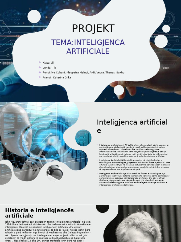 INTELIGJENCA ARTIFICIALE | PDF