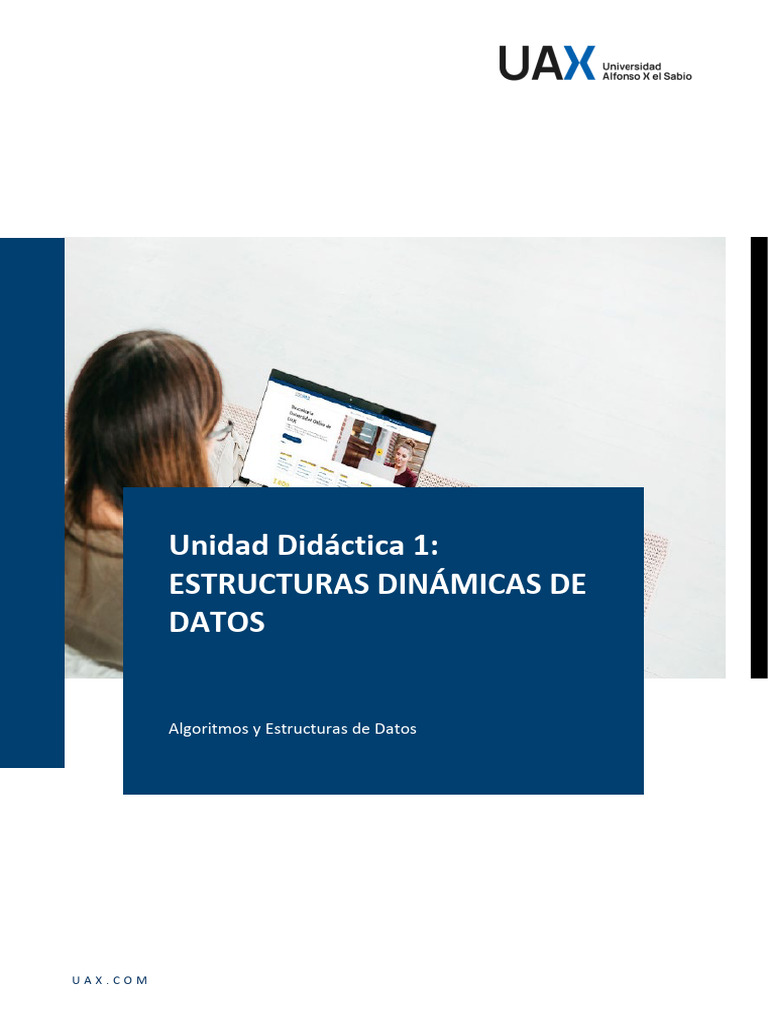 Ud1 Estructurasdatos Pdf Programación De Computadoras Informática 