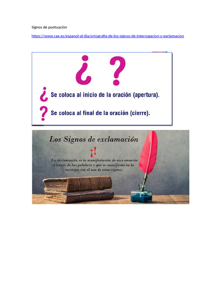 Signos de Puntuación | PDF