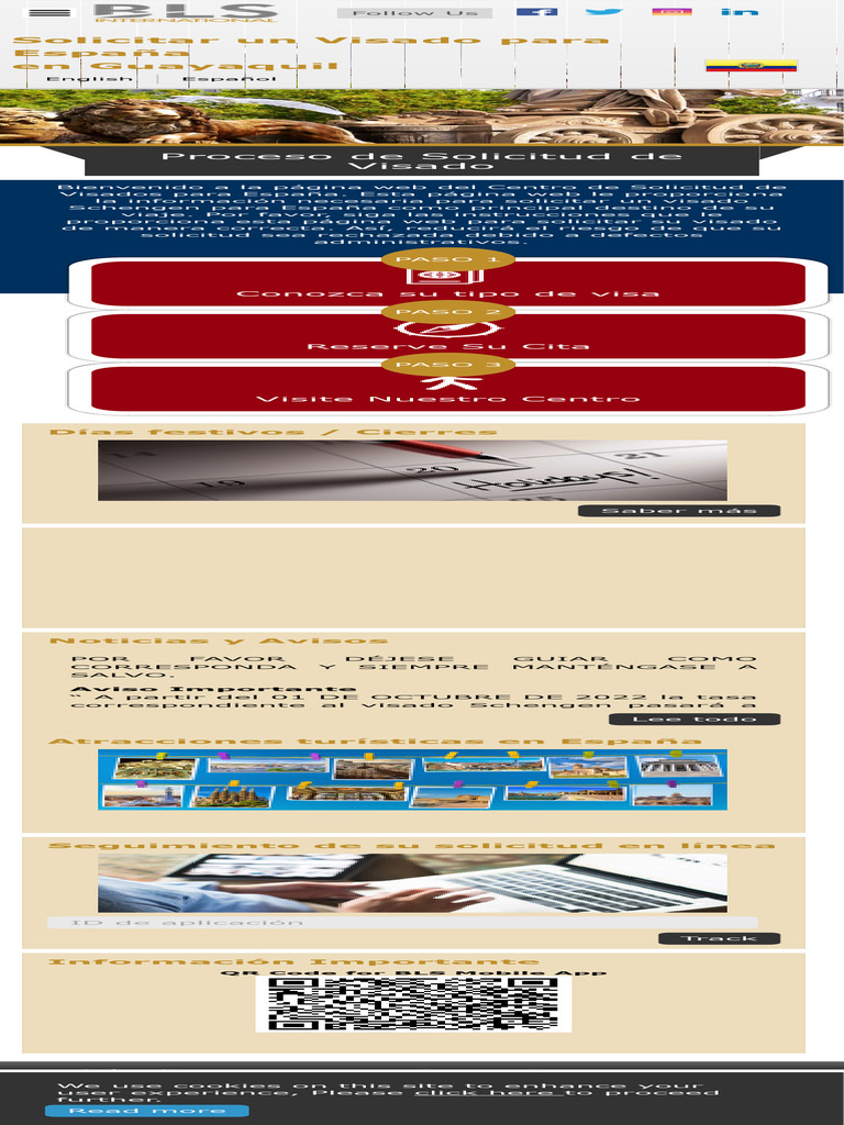 Ecuador BLS Spain Visa Welcome To The Official Website Spain Visa Application Centre in Ecuador ...