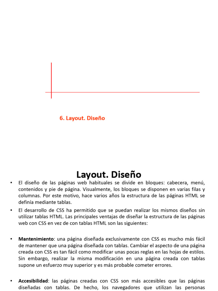 6.CSS3.Layout. Diseño | PDF | HTML | Internet