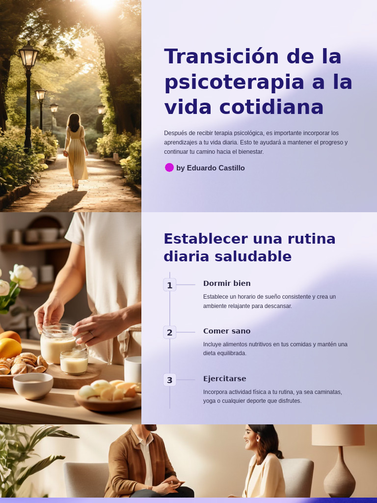 Transción de Terapia A Vida Cotidiana | PDF | Psicoterapia | Desarrollo ...