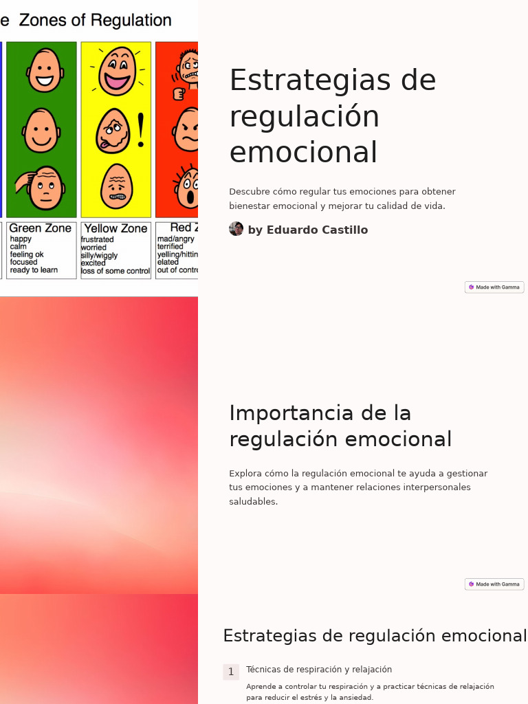 Estrategias de Regulación Emocional | PDF