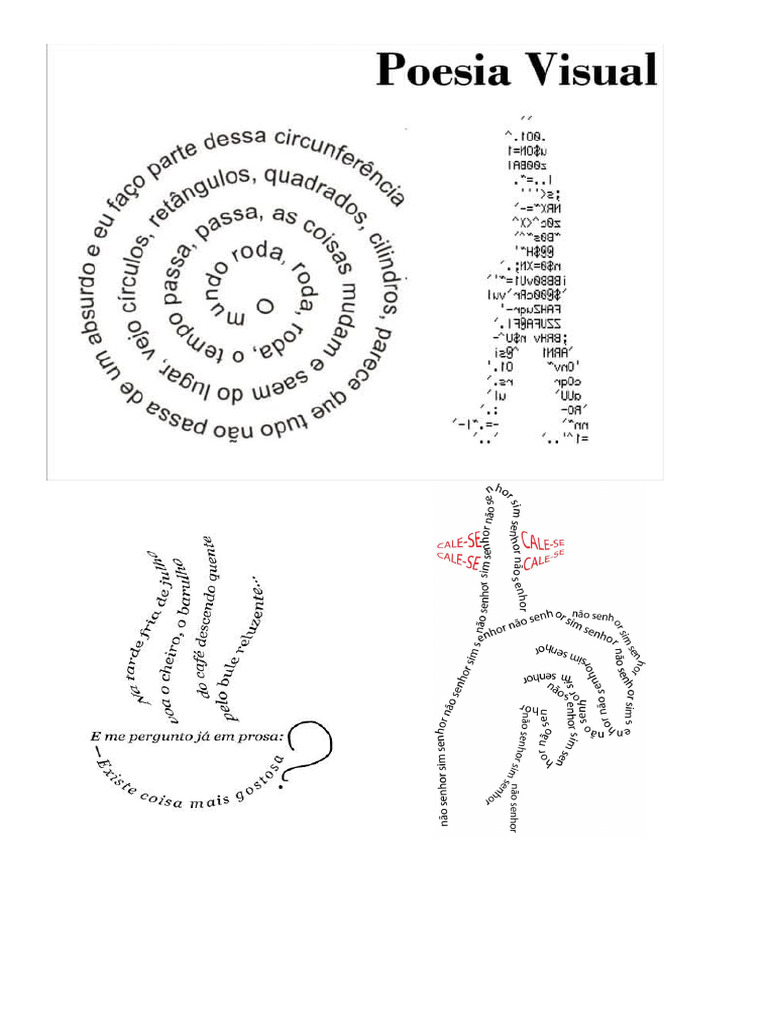 Poemas Visuais Pdf