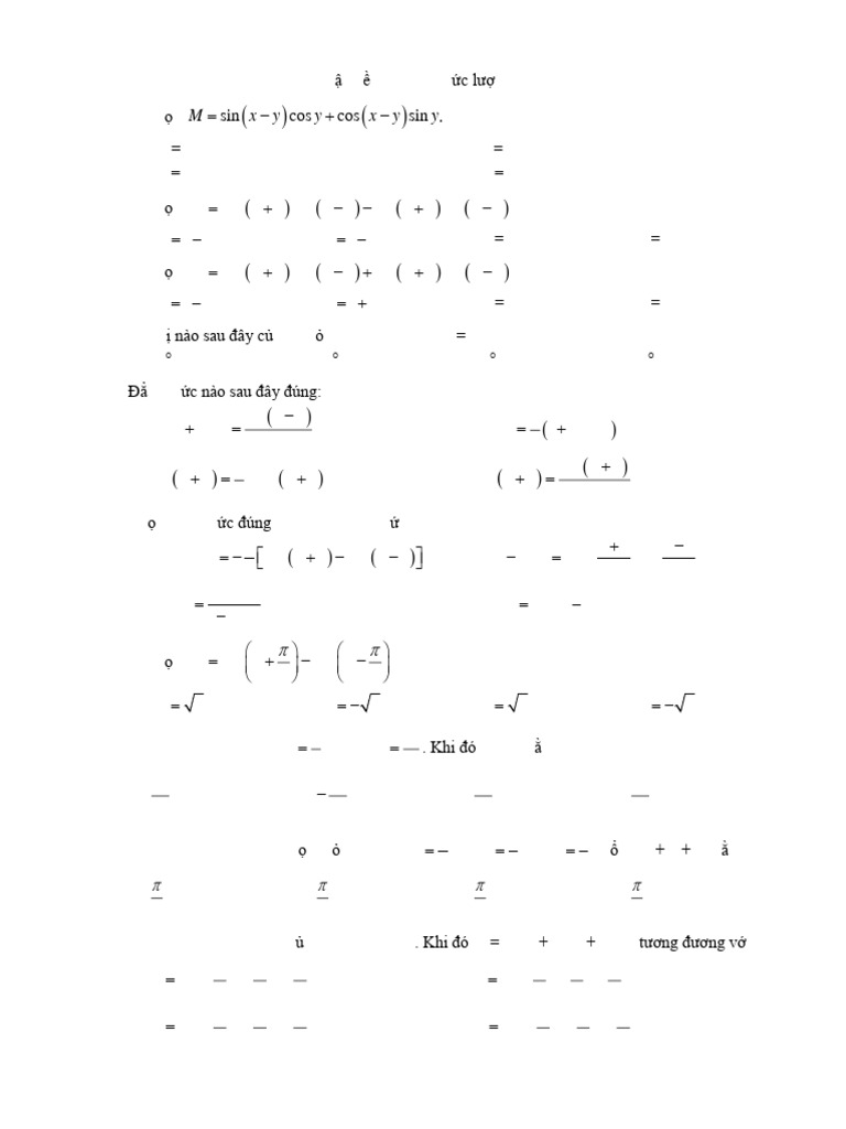 BTVN - Công TH C Lư NG Giác | PDF
