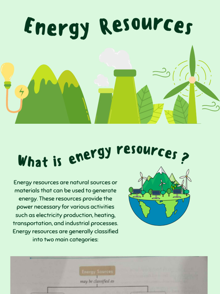 Energy Conservation Educational Presentation in Green Organic Style ...