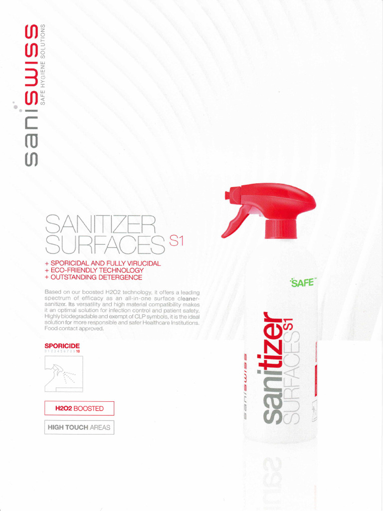 Saniswiss S2 Surface Sanitizer | PDF
