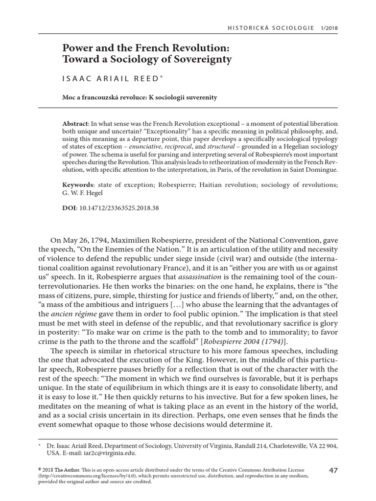 French Revolution and Social Theory | PDF | Maximilien Robespierre ...