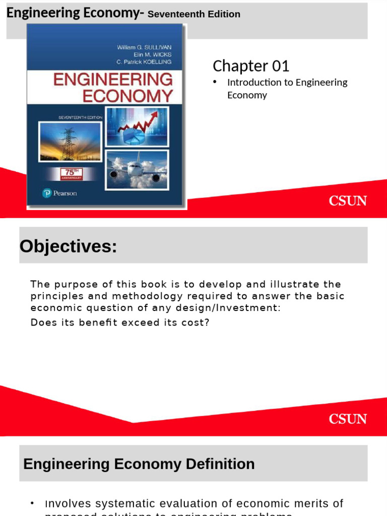 Chapter 1 Presentation | PDF | Engineering | Monetary Policy