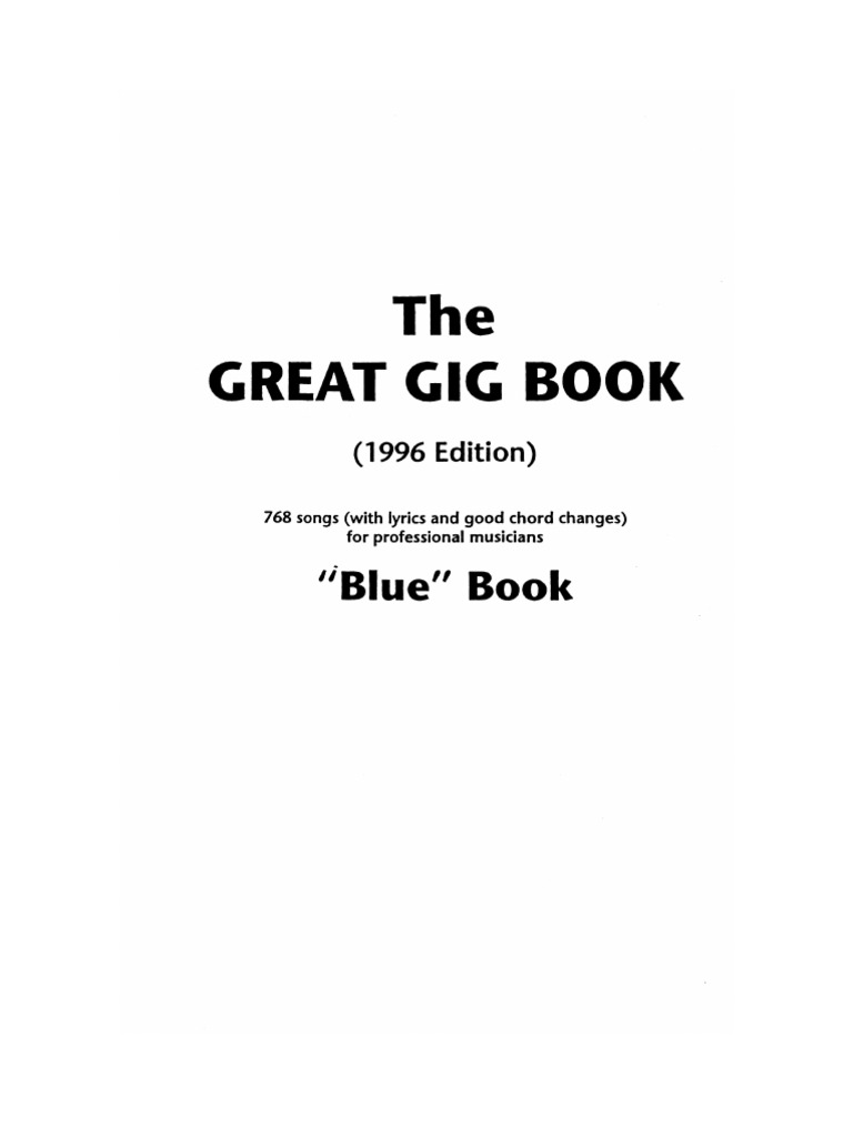 The Great Gig Book Collection | PDF