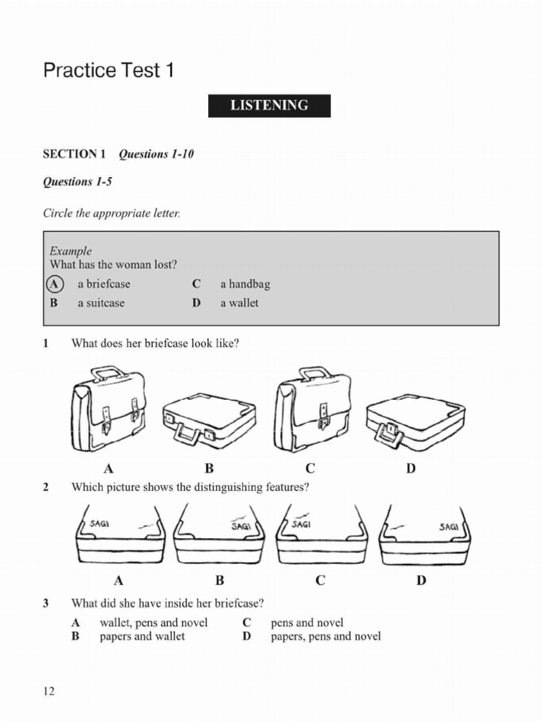 English Listening Practice Test | PDF