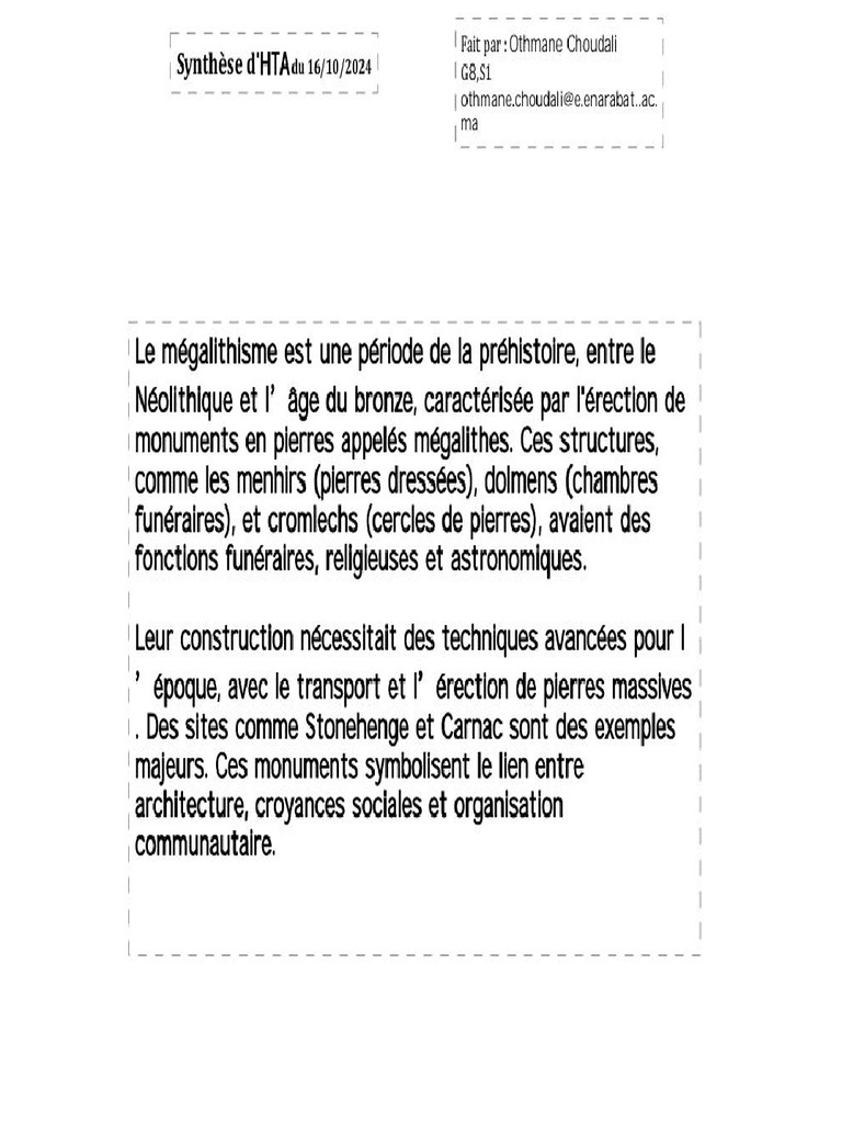 Synthèse D' HTA | PDF