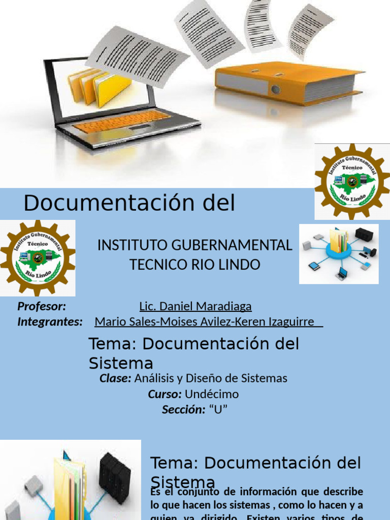 Documentacion de Sistema | PDF | Software | Servidor (Computación)