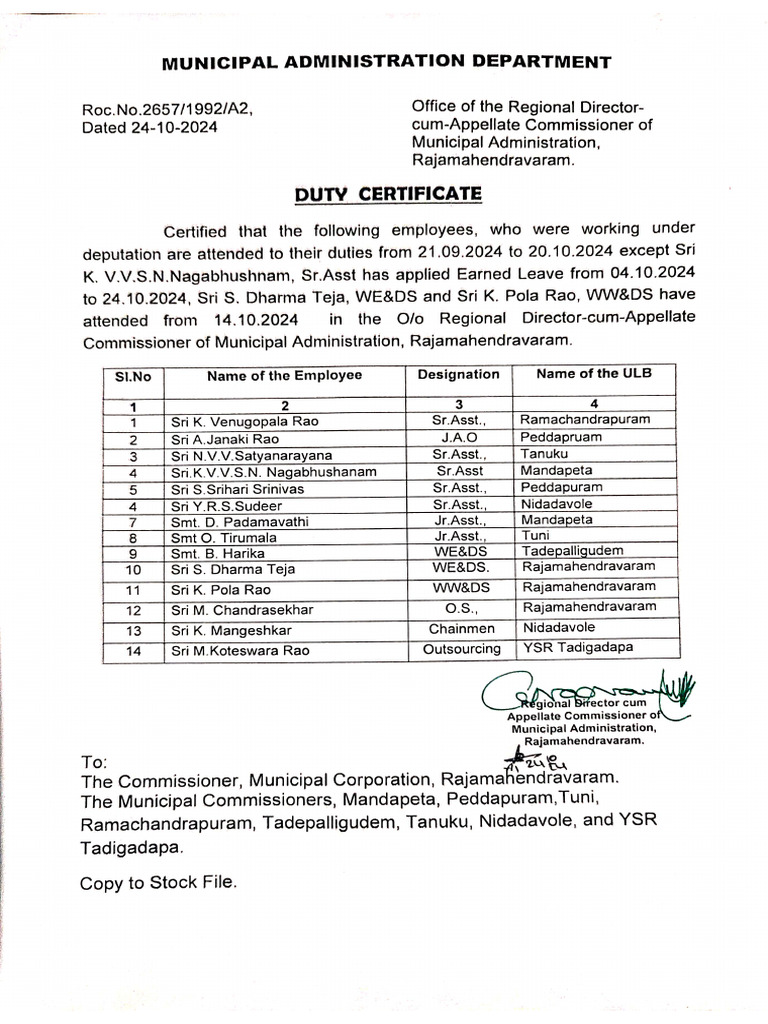 Duty Certificate 24 Oct 2024 7 37 PM | PDF