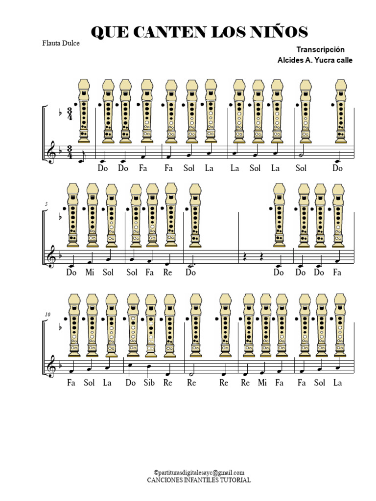 Que Canten Los Niños | PDF